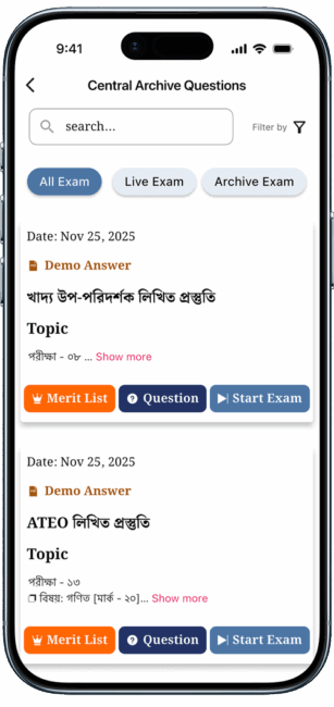 Live Written™ - First Written Exam Preparation Platform